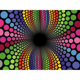 papermoon Fototapete &raquo;Groovy Swirl Tunnel&laquo; bunt Vlies B/L: 3m x 2,2m, Rollen: 1