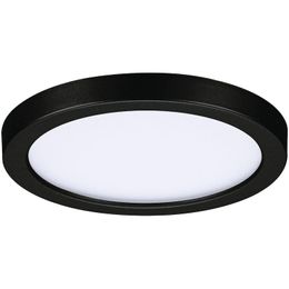 Paulmann LED Einbauleuchte &raquo;LED Einbaupanel Areo VariFit IP44 rund 118mm 4000K Schwarz&laquo; 1 Stk. Neutralwei&szlig; LED Einbaupanel Areo VariFit IP44 rund 118mm 4000K 