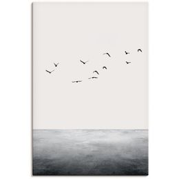 Artland Leinwandbild &raquo;Der Ozean&laquo; Meer Bilder 1 Stk. tlg. auf Holzrahmen gespannt schwarz Leinwand B/H/T: 40cm x 60cm, Leinwandbild Meer Bilder Hochformat, 1 