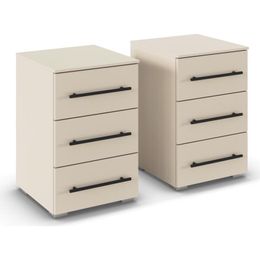 OTTO home Nachtkommode &raquo;Nachttisch Nachtschrank Schubladen Sideboard Schubladenkommode AVOLA&laquo; Set, Breite 40 cm inkl. SOFT-CLOSE-FUNKTION mit 