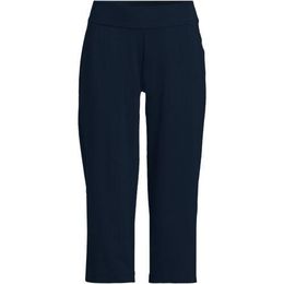 LANDS' END Stretch-Freizeithose in 3/4-L&auml;nge f&uuml;r Damen in Plus-Gr&ouml;&szlig;e, Damen, size: plus, Schwarz, Baumwoll-Mischung, by Lands' End