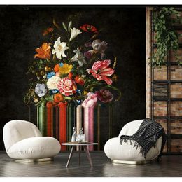 marburg Fototapete &raquo;Olana&laquo; matt glatt moderne Tapete f&uuml;r Wohnzimmer Schlafzimmer K&uuml;che bunt Vlies B/L: 2,65m x 2,7m, Rollen: 1