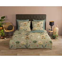 Good Morning Wendebettw&auml;sche &raquo;Jeanne&laquo; 3 100% Baumwolle, Renforc&eacute;, Rei&szlig;verschluss, Wendeoptik, Blumen Renforc&eacute;, Obermaterial: 100% Baumwolle B/L: 200cm