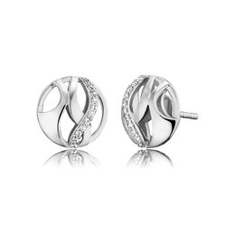 Engelsrufer Damen Paar Ohrstecker &raquo;Engelsrufer PARADISE&laquo; mit Zirkonia (synth.) silber 10mm, Silber 925 (Sterlingsilber)