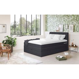 COTTA Boxspringbett &raquo;Shark inkl. Bettkasten und Topper&laquo; erh&auml;ltlich in den Breiten 140x200cm, 160x200cm und 180x200cm blau 100% POLYESTER (PES) 