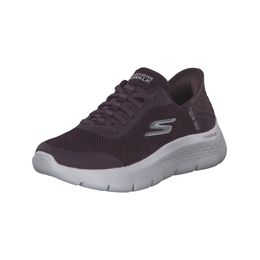Skechers Slip-Ons 'Go Walk Flex - Grand Entry' female size 39.5 Grey / Aubergine / White