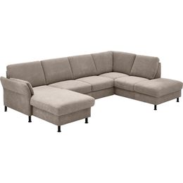 Die PlanBar Wohnlandschaft &raquo;ZE-EM18013 U-Form, Breite 305 cm&laquo; wahlweise mit Kopfst&uuml;tzen und Liegearmlehne 100% Polyester B/H/T: 305cm x 90cm x 200cm, 