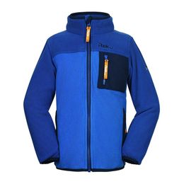 Peek U Fleecejacke "Wave" in Blau - 51% | Gr&ouml;&szlig;e 122 | Kids-fleecejacken-fleecepullover