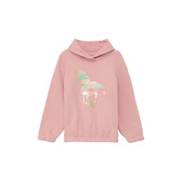 s.Oliver Sweatshirt Jungen Gr&ouml;&szlig;e 128 azur / altrosa / wei&szlig;