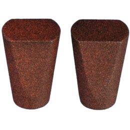 Liedeco Gardinenstangen-Endst&uuml;ck &raquo;Dust&laquo; f&uuml;r Gardinenstangen &Oslash; 16 mm braun 2 Stk.