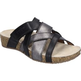 Josef Seibel Damen Sandale Tonga 74 in schwarz-kombi