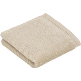 Vossen Gaestehandtuecher &raquo;Detox Time&laquo; Waffelpiqu&eacute; Bord&uuml;ren braun Waffelpiqu&eacute;, Baumwolle B/L: 30cmx50cm, 3 Stk., Waffelpiqu&eacute;