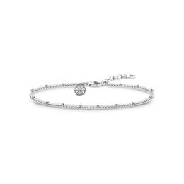 Thomas Sabo Thomas Sabo Armband &raquo;Karma Wheel, KA0007-001-21-L19V&laquo; silber 19, Silber 925 (Sterlingsilber)