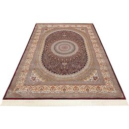 Wecon Home Teppich &raquo;T&auml;briz&laquo; rechteckig 5 mm H&ouml;he Wohnzimmer, Orient Design rot Modal B : 80cm 1 Stk., 5mm, L: 140cm