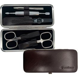 Pfeilring Pfeilring Manik&uuml;re-Etui Rahmenetui Rindleder braun B/H/T: 85mm x 180mm x 35mm 5 Stk.