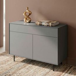 LeGer Home by Lena Gercke Lowboard &raquo;Essentials, Kommode, Anrichte, Kombikommode, Schrank mit Metallf&uuml;&szlig;en&laquo; Breite: 111 cm, UV lackiert, Push-to-open-