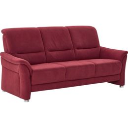 Die PlanBar 3-Sitzer &raquo;PP-PF23182&laquo; Federkernpolsterung, wahlweise mit motorischer Vorziehbank rot 100% Polyester B/H/T: 198cm x 96cm x 93cm, Microfaser