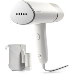 Philips Dampfb&uuml;rste &raquo;STH3020/10 "Traveller", 120 ml abnehmbarer Wassertank, Metallplatte&laquo; 1000 W kompakter und einklappbarer Steamer, Aufbewahrungstasche inkl