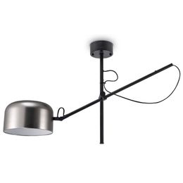 Paco Home Deckenleuchte &raquo;BOWL&laquo; E27 silber 1, H: 55,5cm