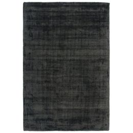 Kayoom Teppich &raquo;My Raaja 230&laquo; rechteckig 12 mm H&ouml;he Kurzflor, Viskose, leichter Glanz, Wohnzimmer grau Viskose B : 80cm 1 Stk., 12mm, L: 150cm