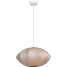 Paco Home Pendelleuchte &raquo;HUGO PD1&laquo; E27 wei&szlig; 1, &Oslash; 40cm H: 175cm