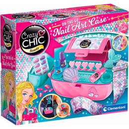 Clementoni Kreativset &raquo;Crazy Chic, Nail-Art Tasche f&uuml;r unterwegs&laquo; pink Kunststoff Einheitsgr&ouml;&szlig;e