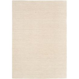 OCI DIE TEPPICHMARKE Wollteppich &raquo;SAMBIA&laquo; rund 16 mm H&ouml;he reine Wolle, Handloom, hochwertig verarbeitet, nat&uuml;rlich warm beige Schurwolle &Oslash; 200cm 1 Stk