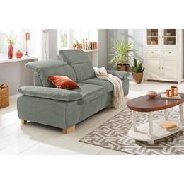 Home Affaire 2,5-Sitzer &raquo;Bergamo Multifunktions-Couch, elegant und komfortabel&laquo; mit Armlehn-und R&uuml;ckenfunktion, Federkern gr&uuml;n Chenille 100% Polyester