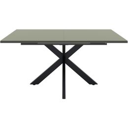 set one by Musterring Esstisch &raquo;Reno&laquo; 1 Stk. tlg. Mit Vierkantfu&szlig;, w&auml;hlbaren Gestellen und Plattenfarben gr&uuml;n B/H/T: 160cm x 77cm x 90cm, 