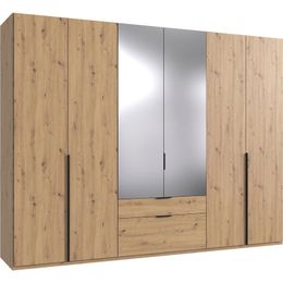 wimex Dreht&uuml;renschrank &raquo;Mugano&laquo; mit langen oder kurzen Griffen aus Metall, in vielen Breiten, 208 oder 236 cm hoch, Made in Germany Holzwerkstoff Artisan-