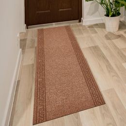 ANDIAMO L&auml;ufer &raquo;Luan&laquo; rechteckig 7 mm H&ouml;he Schmutzfangl&auml;ufer, meliert, mit Bord&uuml;re, f&uuml;r den Eingangsbereich braun Obermaterial: 100% Polypropylen B : 80cm 1 