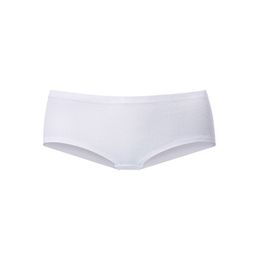 Lascana Damen Hipster, Wei&szlig;, Gr. 44/46, Unterhosen, Material: Baumwolle