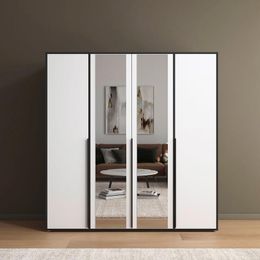 Rauch Dreht&uuml;renschrank &raquo;Kleiderschrank Schrank Garderobe W&auml;scheschrank NAGATA mit Spiegel&laquo; in 3 verschiedenen Ausstattungen BASIC/CLASSIC/PREMIUM, und