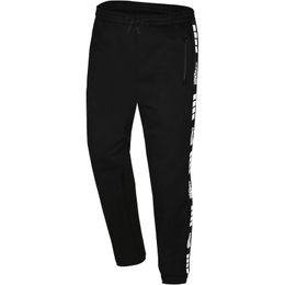 Capelli Sport Herren Sporthose seitliche Taschen mit Rei&szlig;verschlu&szlig; schwarz-wei&szlig; S, N-Gr