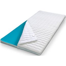 Stendebach Topper &raquo;Softtop Silver+ G-Cozy&laquo; wei&szlig; Gelschaum flexibel, B/L: 90cm x 200cm (1 Stk.)