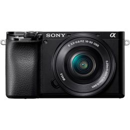 Sony Kompaktkamera &raquo;Alpha 6100 APS-C&laquo;, 24,2, Bluetooth schwarz TEILEN SIE IHRE AUFNAHMEN: Einfaches &Uuml;bertragen auf Ihre Mobilger&auml;te &uuml;ber die Imaging Edge-