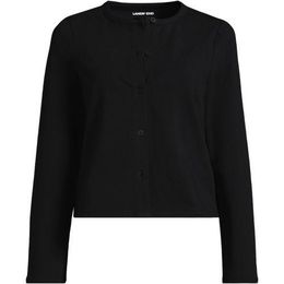 LANDS' END Kurzer Starfish-Cardigan, Damen, size: regular, Blau, Baumwoll-Mischung, by Lands' End