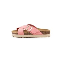 billowy Leder-Pantoletten in Rosa - 46% | Gr&ouml;&szlig;e 41 | Damen-pantoletten