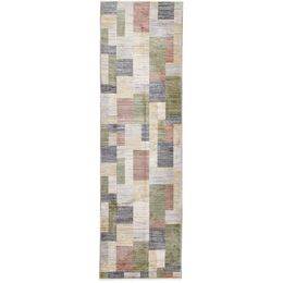 Gino Falcone Teppich &raquo;Corduletta GF-133&laquo; rechteckig 10 mm H&ouml;he Kurzflor, meliert, moderne Cord Struktur, mit Fransen bunt Polypropylen B : 80cm 1 Stk., 10mm, L: 