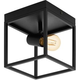 Eglo Deckenleuchte &raquo;SILENTINA&laquo; E27 1 Stk. Wand-/Deckenleuchte, schwarz, Leuchtmittel exkl. schwarz 1, H: 21cm, 1 Stk.