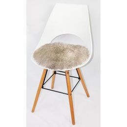 Heitmann Felle Stuhlkissen &raquo;Lamm, Sitzauflage rund&laquo; &Oslash; 45 cm, echtes Lammfell, waschbar, auch als 2er oder 4er Set beige Obermaterial: 100% Lammfell B/L: 45cm x 45cm,