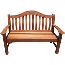 Garden Pleasure Gartenbank &raquo;Kingston&laquo; braun Massivholz B/H/T: 131cm x 91cm x 67cm