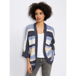 Heine Damen Cardigan, Blau, Gr. 36/38, Strickjacken, Material: Polyacryl