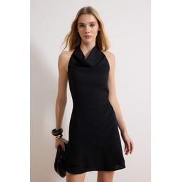 Trendyol Kleid Damen Gr&ouml;&szlig;e 42 schwarz Sommerkleid