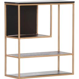 GUTMANN FACTORY Wandregal &raquo;Porto&laquo; gold B/H/T: 70cm x 80cm x 30cm, offene F&auml;cher