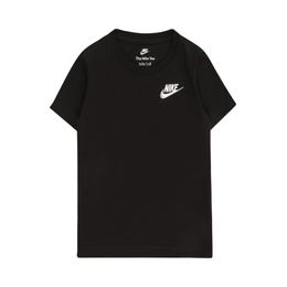Nike Sportswear Shirt boy size 110/116 Black / White
