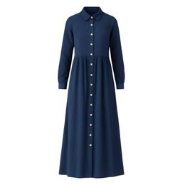 WENOR Shirt Dress 'SABRA' female size 38 marine blue