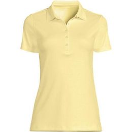 LANDS' END Supima-Poloshirt f&uuml;r Damen, Damen, size: regular, Gelb, Baumwolle, by Lands' End