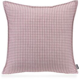 HOCK Dekokissen &raquo;Bobo&laquo; mit Jaquard-Struktur, Kissenh&uuml;lle mit F&uuml;llung, 1 St&uuml;ck lila Baumwolle, Polyester B/L: 45cm x 45cm, 1 Stk.