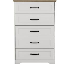 OTTO home Schubkastenkommode &raquo;Emmilia Sideboard im Landhaus Design&laquo; Kommode mit viel Stauraum im Schlafzimmer, Schubladenschrank Sideboard 